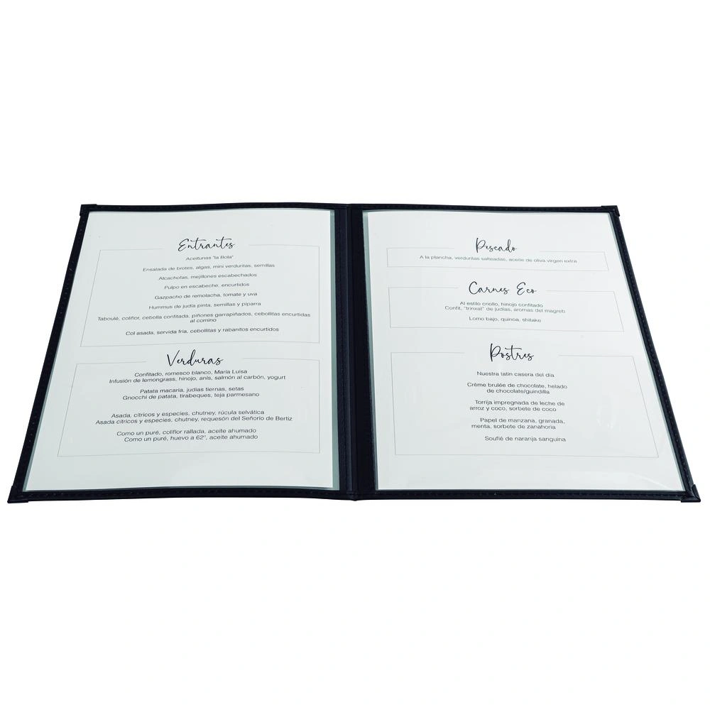 Porta Menu A4 Doble 【Comprar Online 】Greenvase